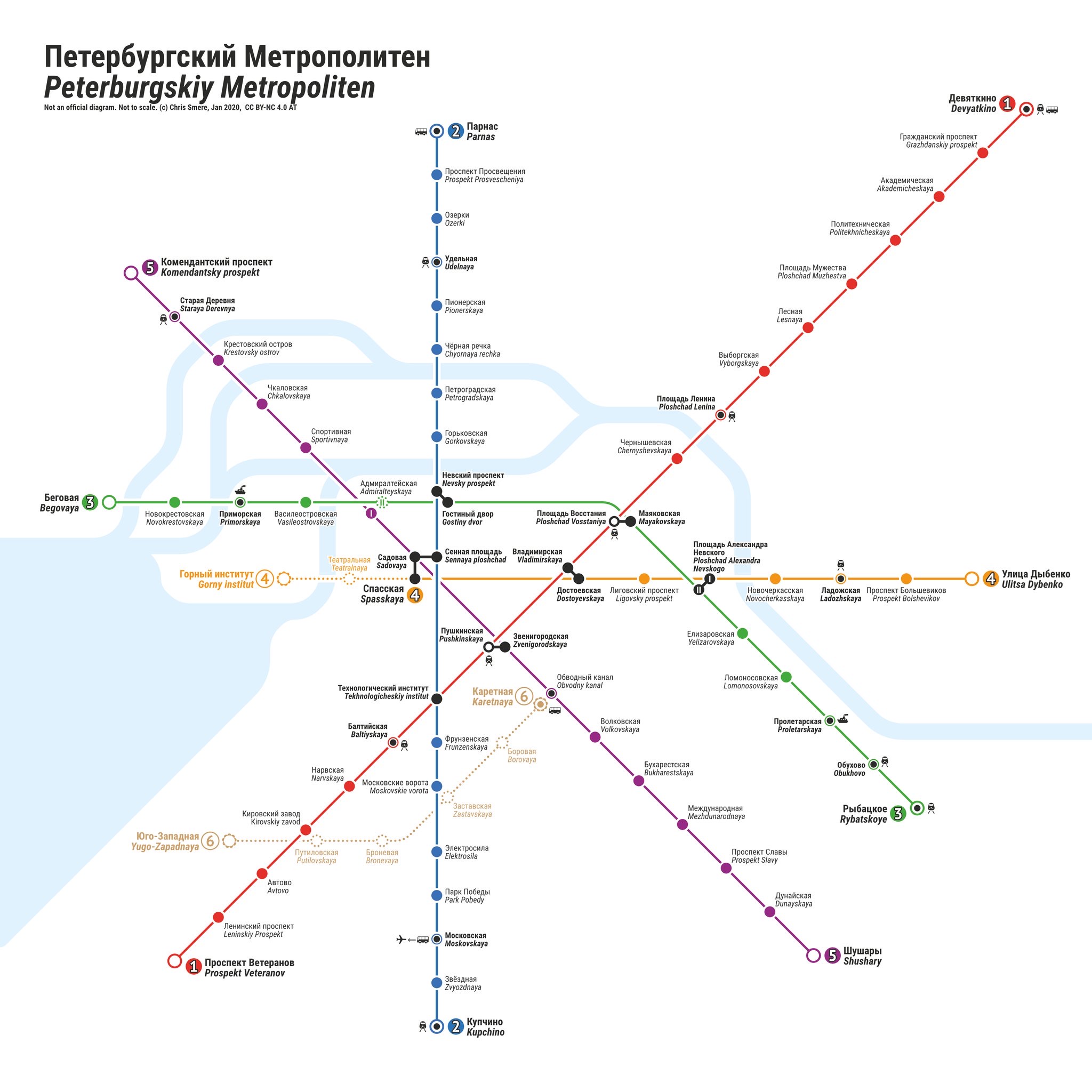 Russia Moscow rail train maps